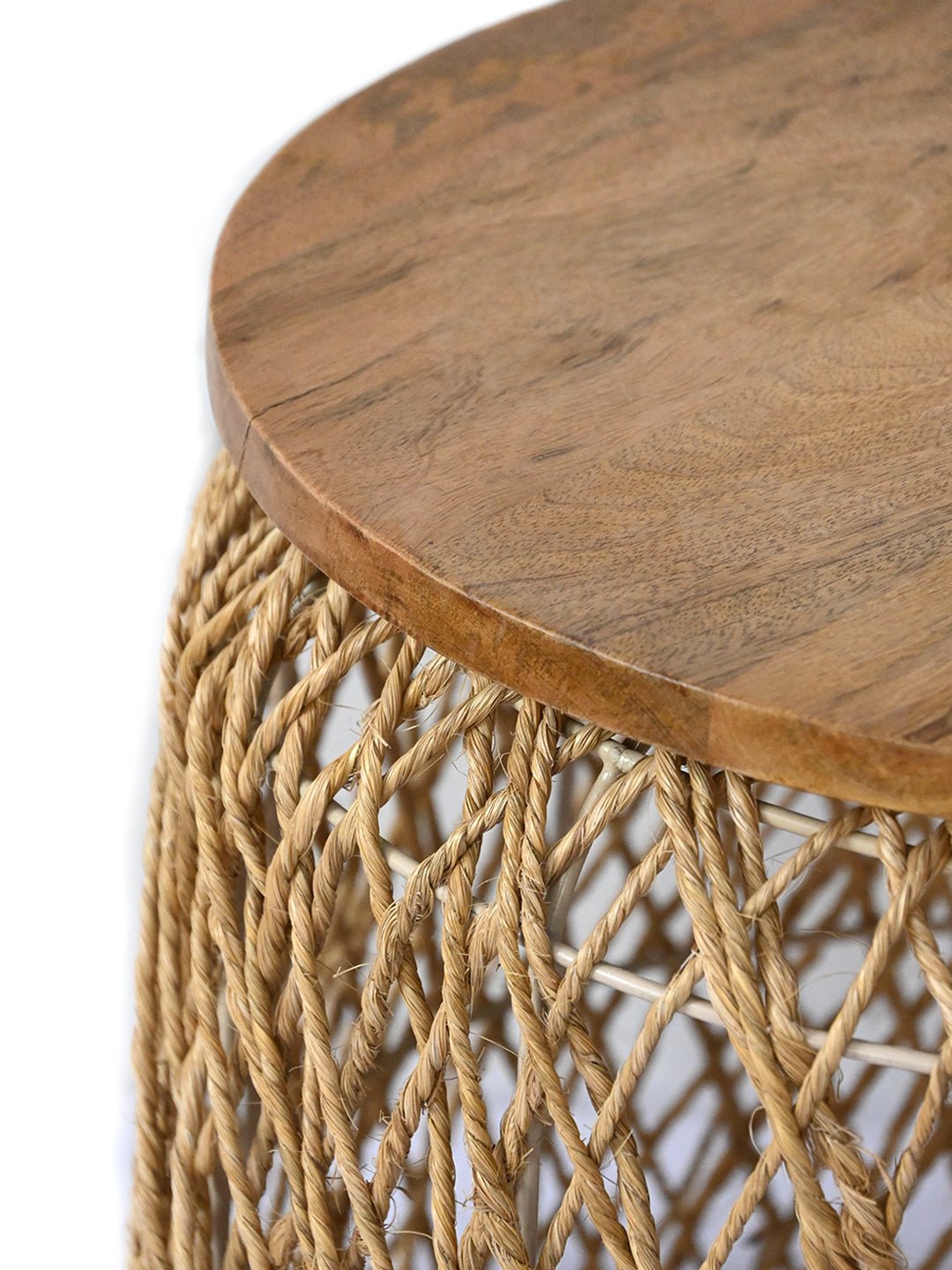 KOMAKI - MULTIPURPOSE JUTE SIDE TABLE