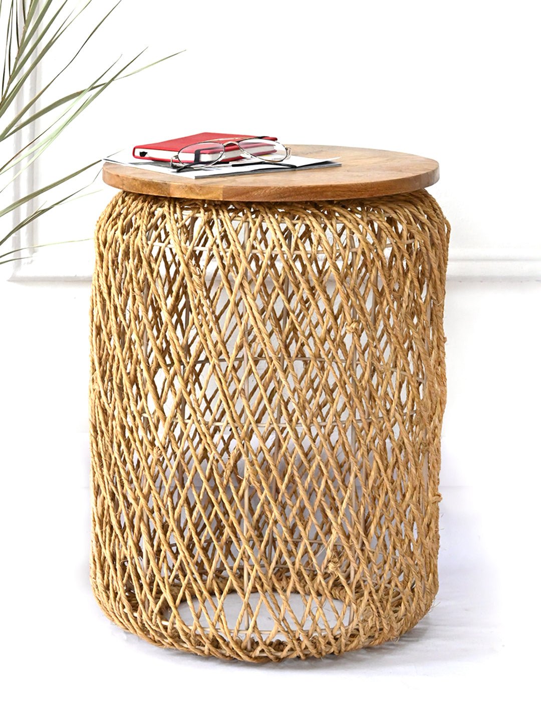 KOMAKI - MULTIPURPOSE JUTE SIDE TABLE – ART AVENUE