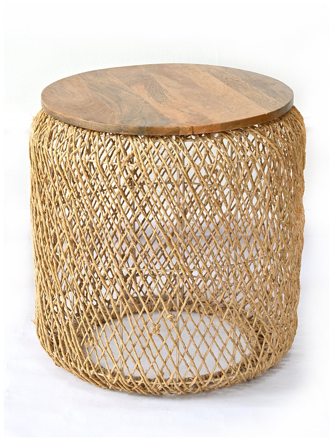 KOMAKI - MULTIPURPOSE JUTE SIDE TABLE – ART AVENUE