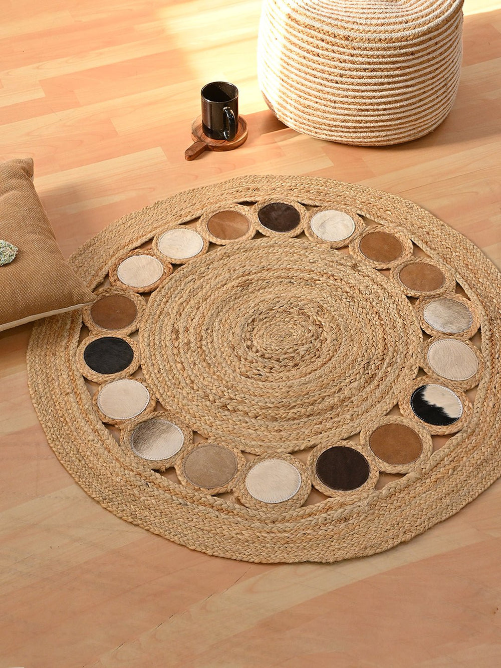 Circular Rugs: Buy Circular Area Rugs Online in India