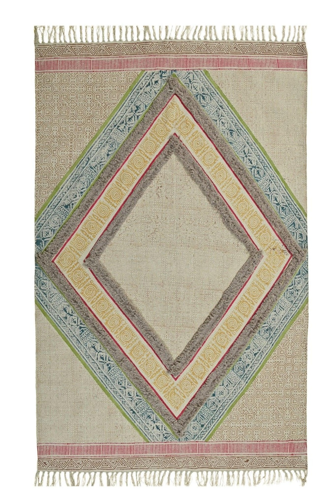ADAH - BLOCK PRINTED RUG – ART AVENUE