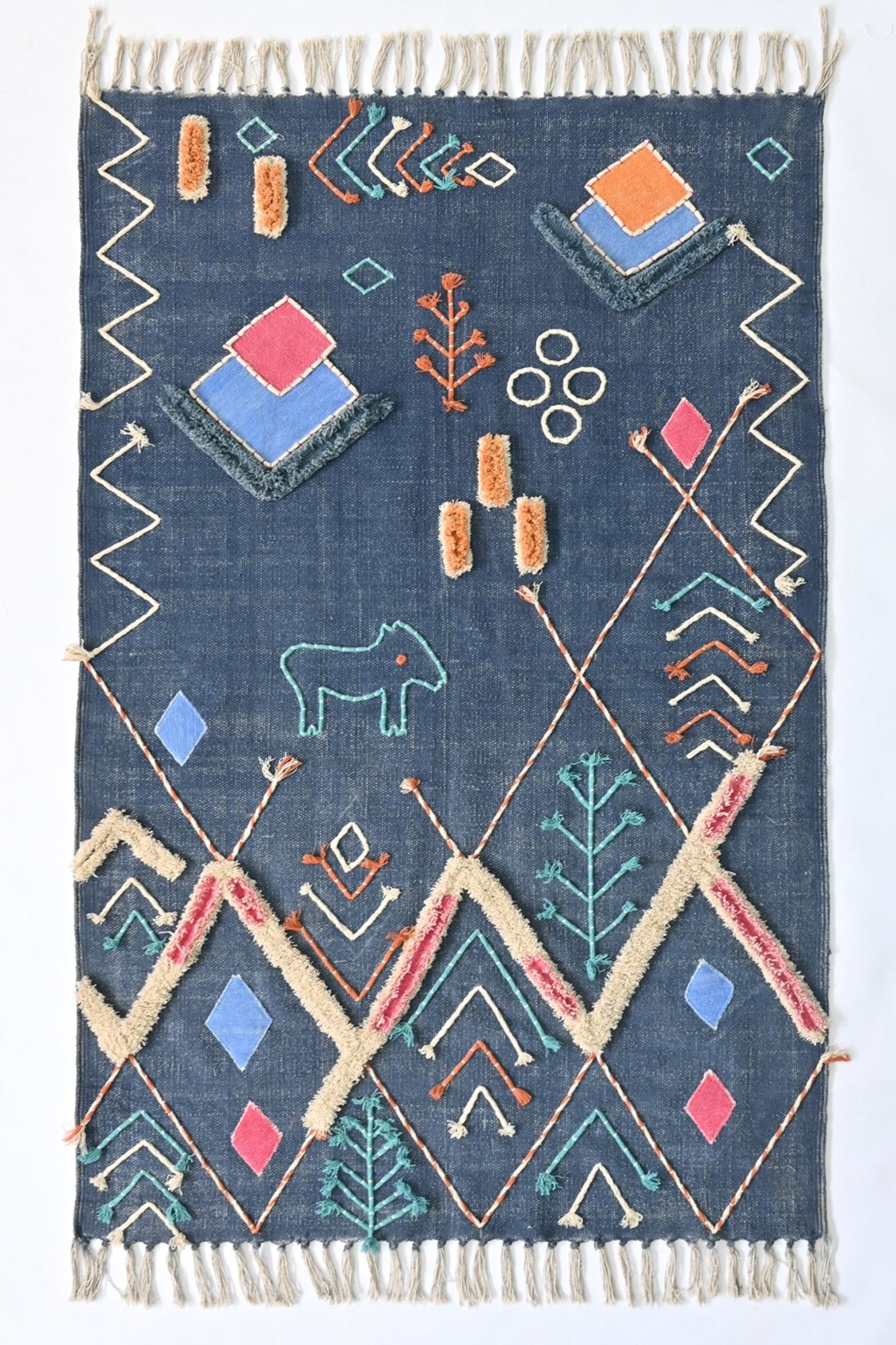 NICOBAR - HAND EMBROIDERED RUG – Art Avenue